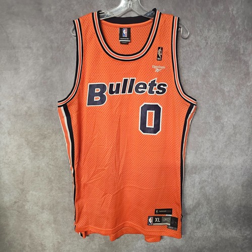 Vintage Reebok HWC NBA Washington Bullets Gilbert Arenas 0 Throwback ...