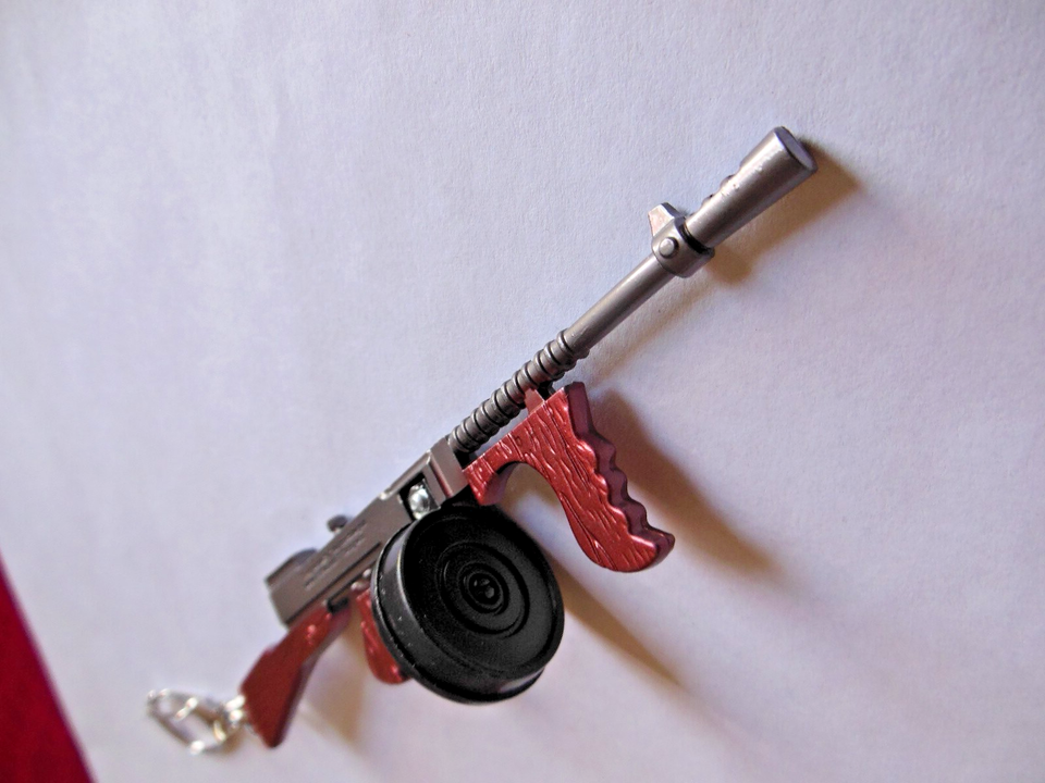 THOMPSON SUBMACHINE GUN ( Tommy Gun 9-MM DRUM ) KeyChain *Free Shipping ...
