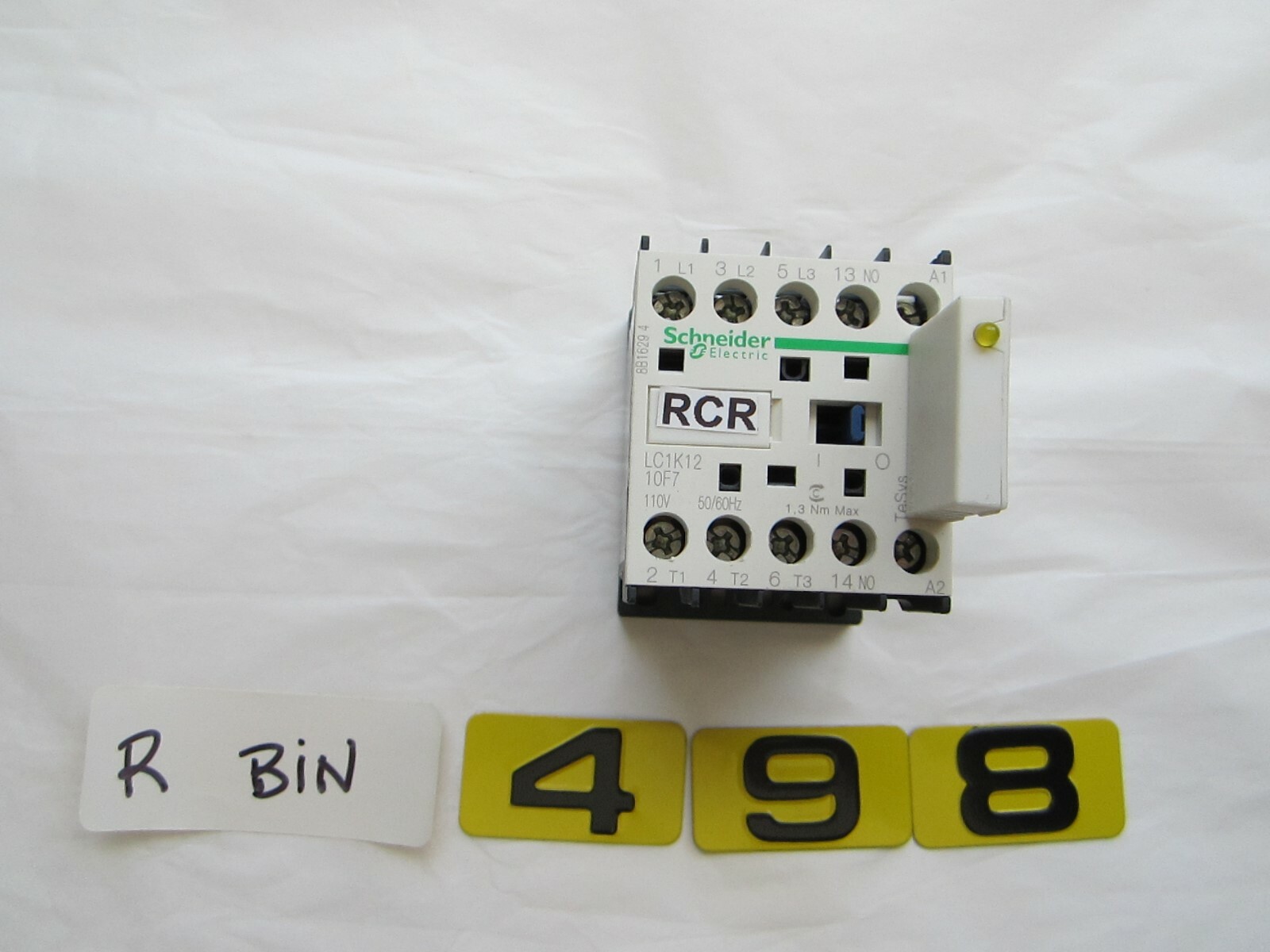 SCHNEIDER TELEMACANIQUE LC1K12 1 OF 7 MAGNETIC CONTACTOR WITH LA4KE1FC ...