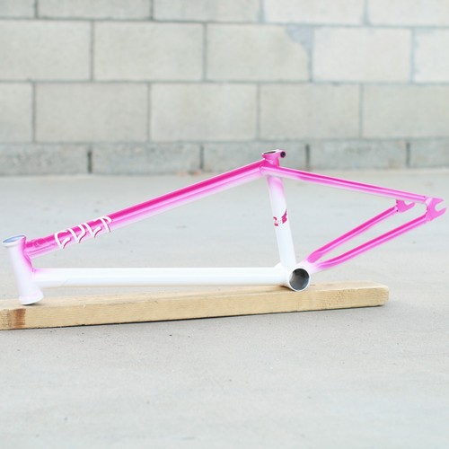 CULT 2SHORT BICYCLE FRAME WHITE/PINK FADE ANTHONY PANZA 2-SHORT SUNDAY ...