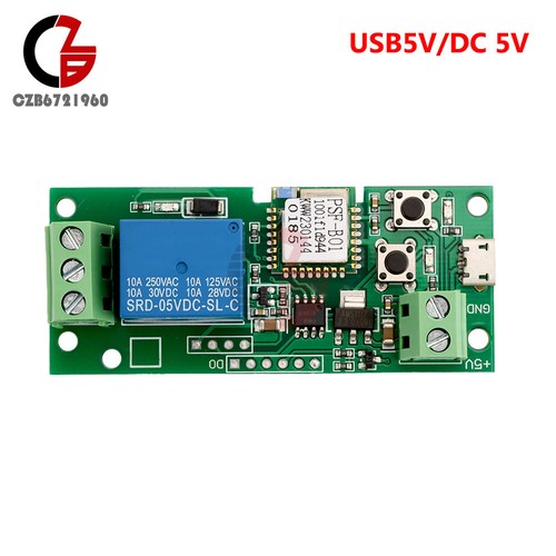 WiFi Wireless Smart Switch Relay Module 5V for Home Apple Android APP ...