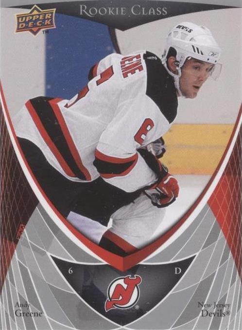 2007-08 Upper Deck Rookie Class - Andy Greene #15 (RC) for sale online ...