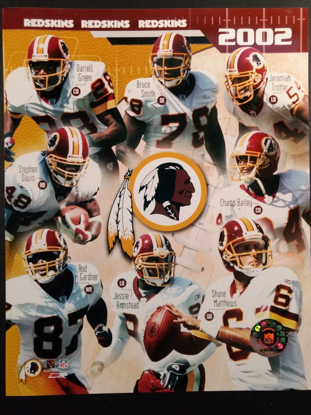 WASHINGTON REDSKINS 2002 Team Composite 8x10 Photo | eBay