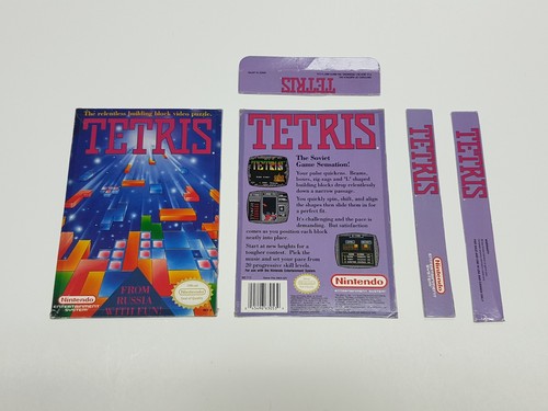 Tetris Nintendo NES Rental Cut Box ONLY *DAMAGED | eBay