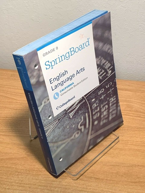 Springboard English Language Arts 9th Grade Student Workbook For Sale springboard-english-language-arts-9th-grade-student-workbook-for-sale