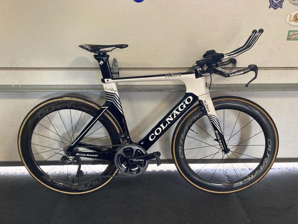 Colnago K zero tt frameset with components for sale WHEELS NOT included ...