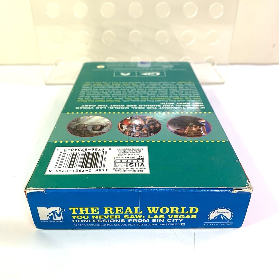 MTV's The Real World You Never Saw: Las Vegas (VHS Cassette Tape, 2003 ...