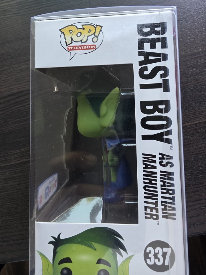 Funko Pop Beast Boy As Martian Manhunter Teen Titans Go #337 Toys R Us ...