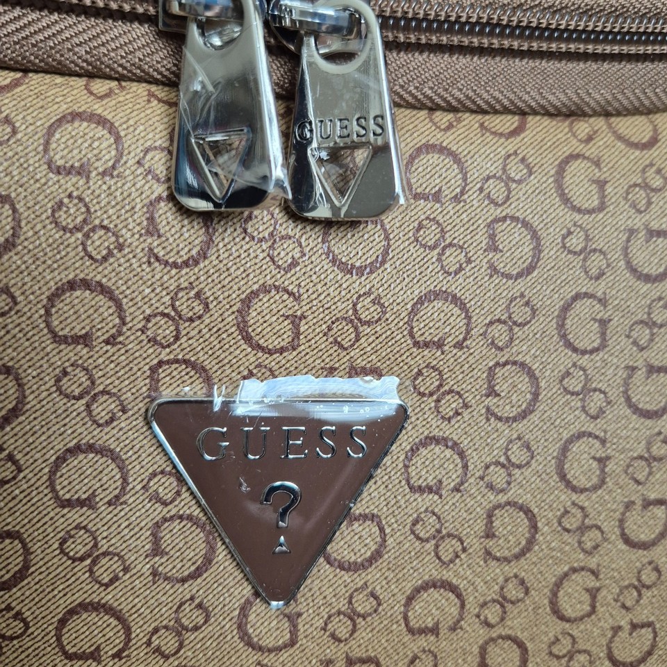 Guess Insulated Lunch Bag Junction Travel Signature Logo, Mocha NWT | eBay