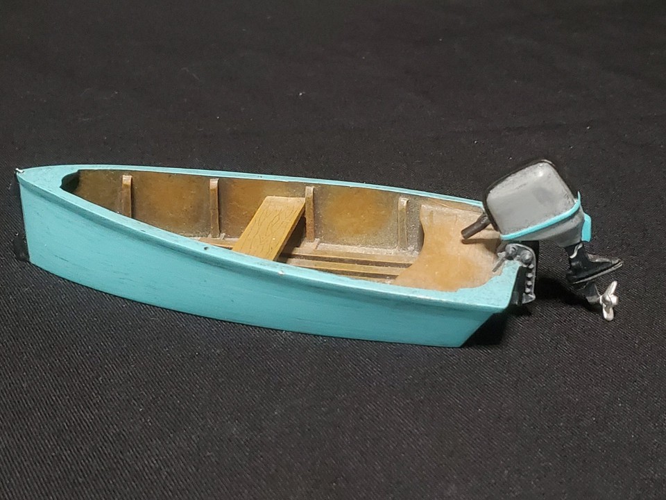 Blue Rowboat 1.5" Toy Boat | eBay