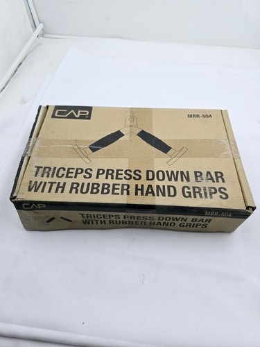 CAP Triceps Press Down Bar Rubber Hand Grips 702556805046| eBay
