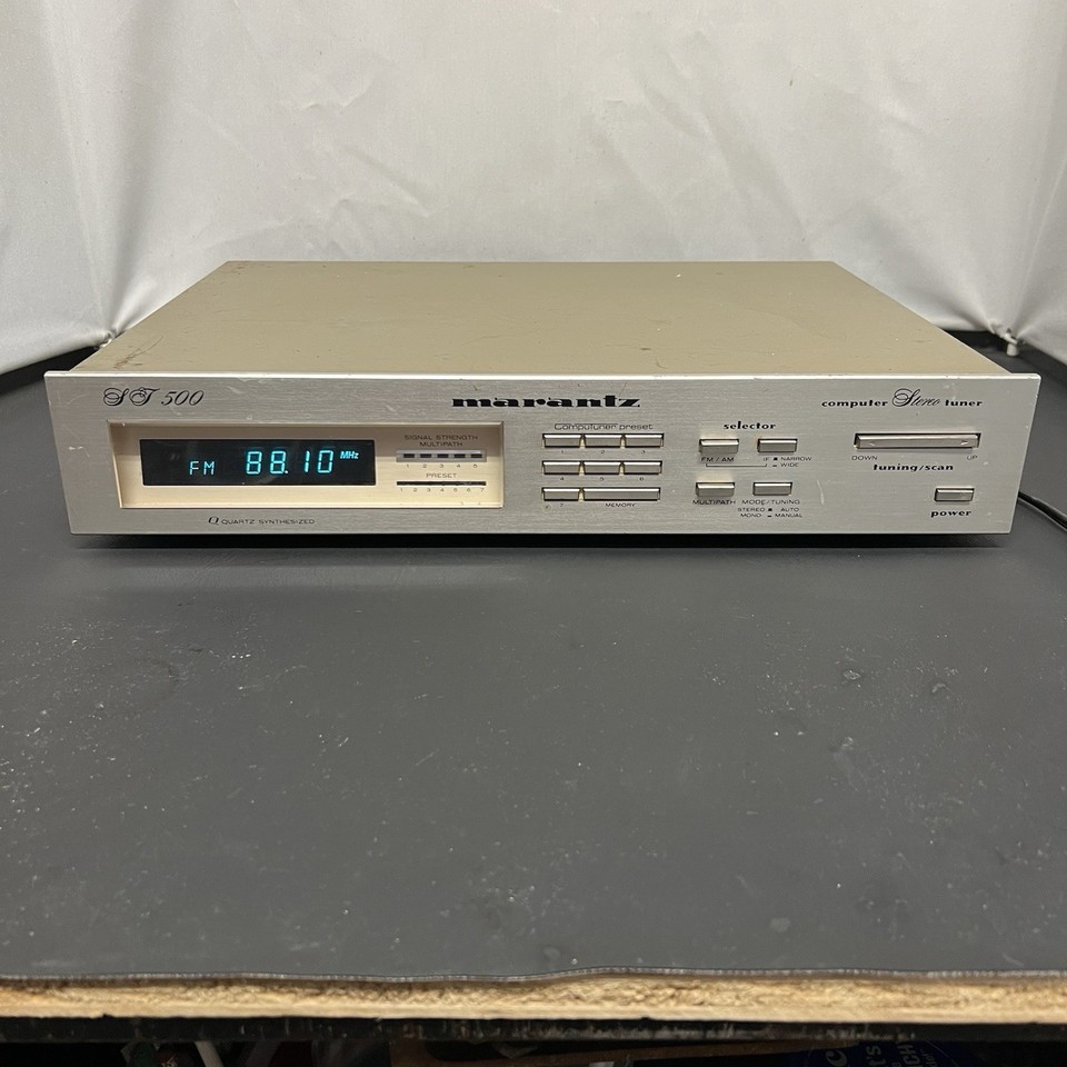 Marantz SM-500DC Stereo Power Amplifier & Computer Stereo Tuner ST500 ...