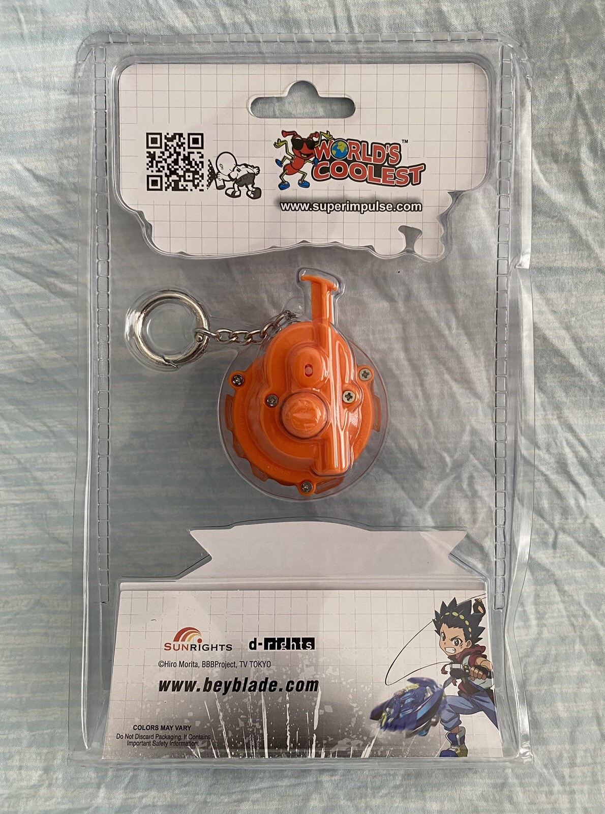 Beyblade Burst Orange World's Coolest Keychain Super Impulse Product ...