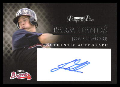 2007 Tristar Prospects Plus Jon Gilmore #FH-JG Farm Hands Autographs ...