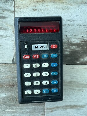 Vintage American 8 Digit Memory Calculator M-26 Works | eBay