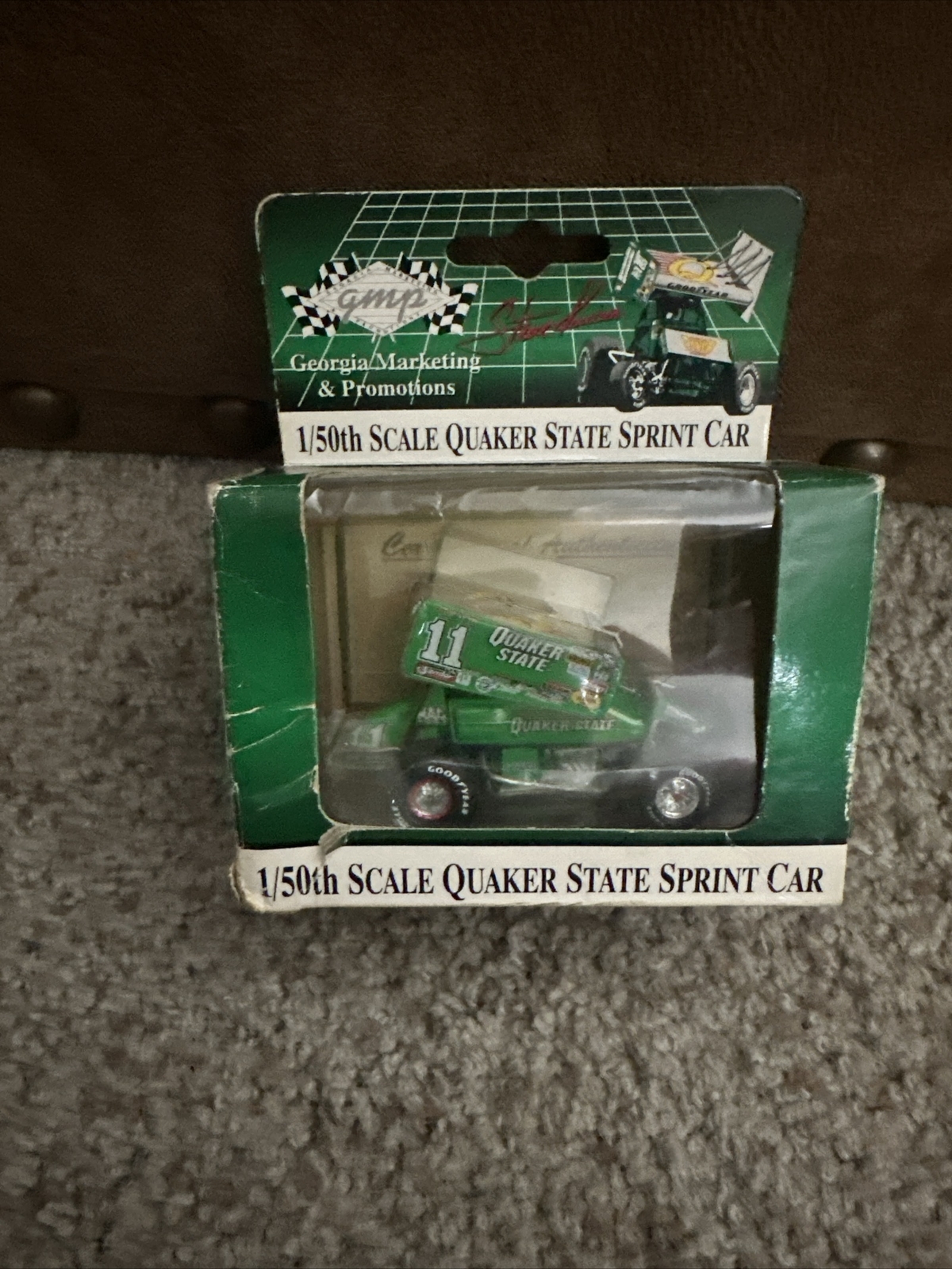 GMP 1/50 Scale Steve Kinser Quaker State Sprint Car Die Cast! | eBay