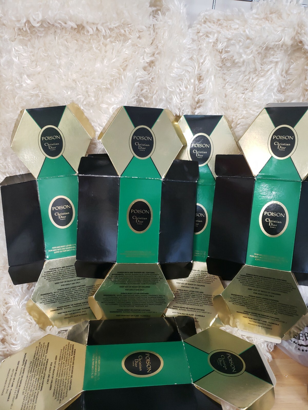 Poison Christian Dior Gift Box Packaging Card Stock Lot Set/5 | eBay