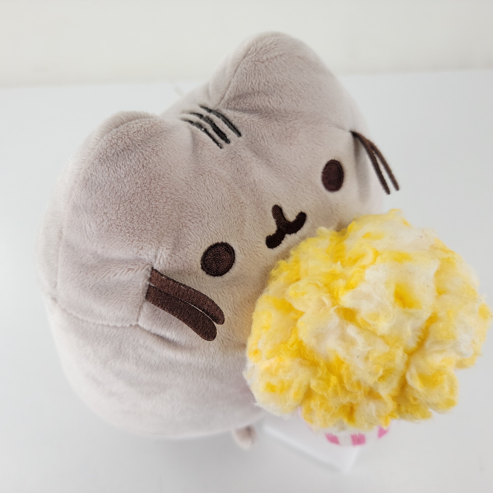 Pusheen Snackables Popcorn Cat Stuffed Plush Animal Gray 9.5" Cute Gund ...