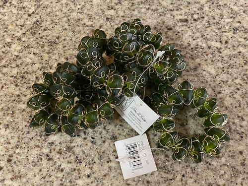 Park B. Smith~Napkin Rings~Sea Glass~Stones~Wire Wrapped~Ivy~Made in ...