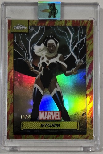 2024 Topps Chrome Marvel STORM Torch Refractor 14/39 #28 | eBay