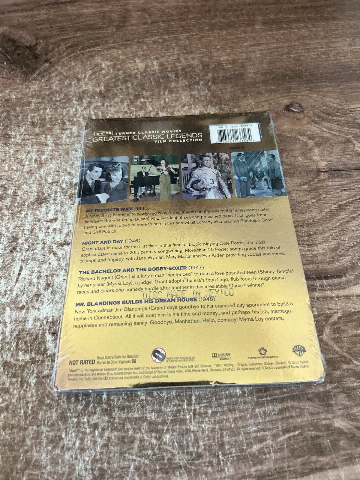 Cary Grant DVD 4 Movie Set TCM Greatest Classic Movies Collection New ...