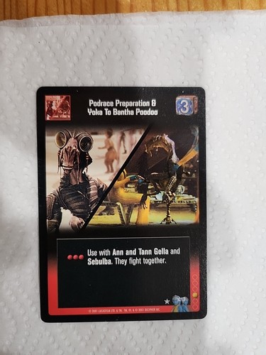 Star Wars Young Jedi Reflections CCG Podrace Preparation & Yoka To ...