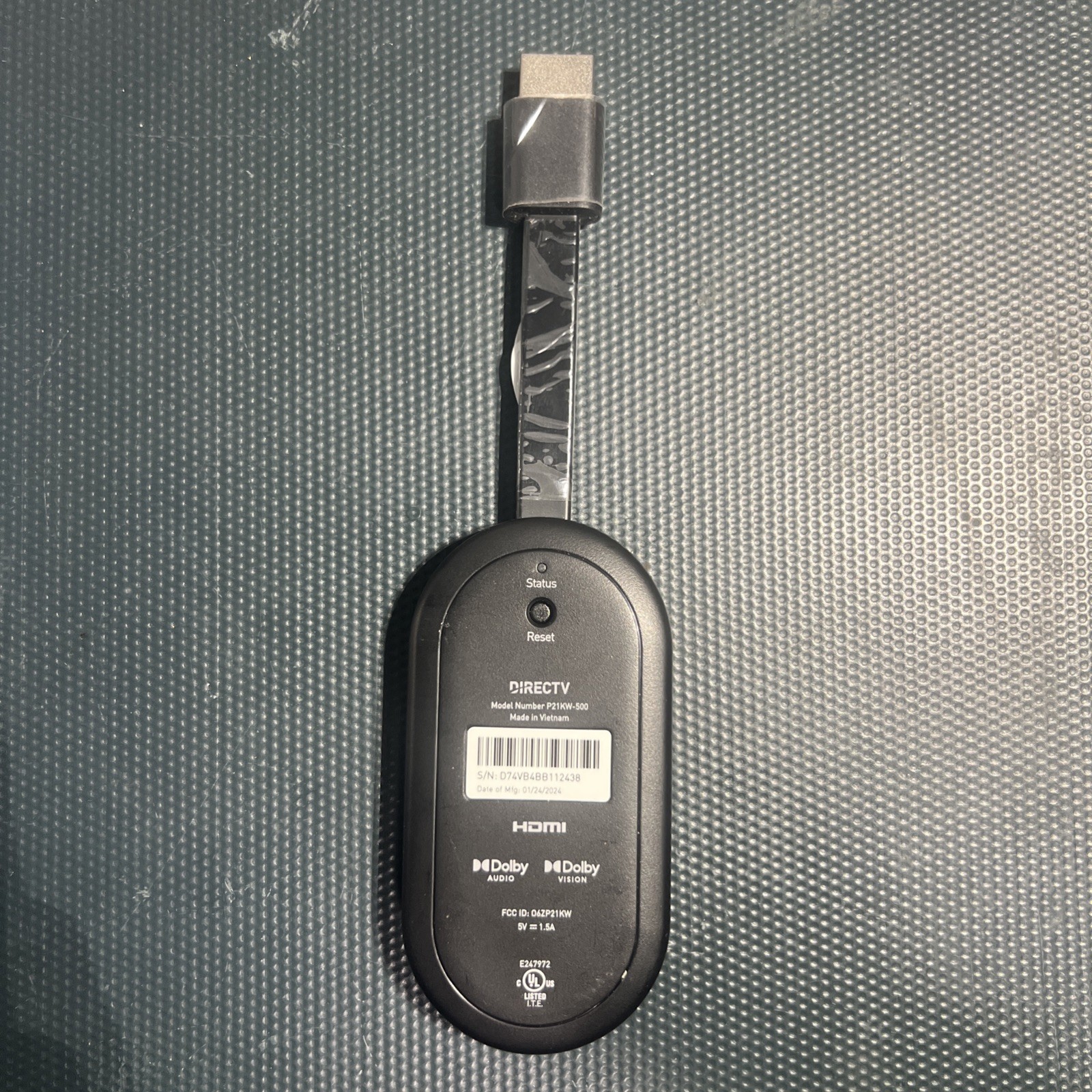 DIRECTV Gemini Air Streaming Device - 4K Model P21KW-500 NO REMOTE NO ...