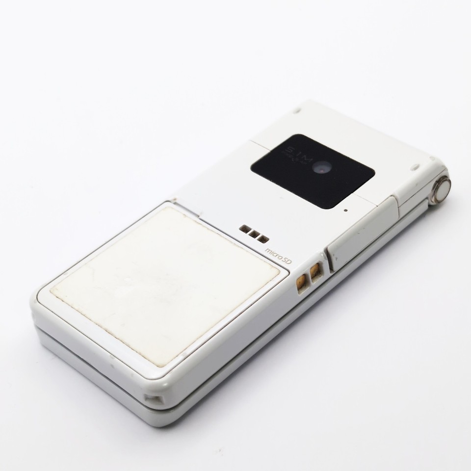 Panasonic P-01E White DOCOMO Flip Phone Keitai SIM-Unlocked Japan used ...