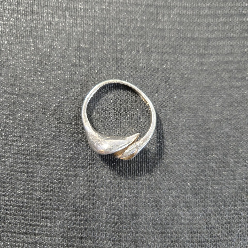 Avon NVC 7 Calla Lily Women's Sterling Silver Ring W/Pearl Size 7.5 ...