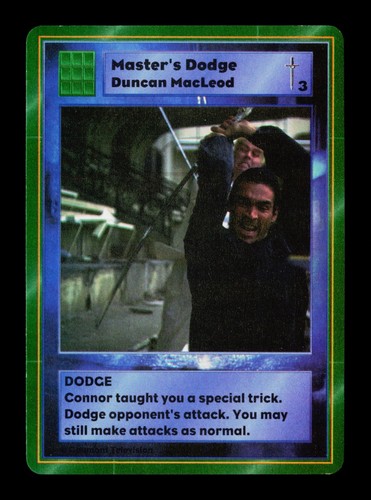 Master's Dodge Duncan MacLeod Highlander: The Card Game Trading Card ...