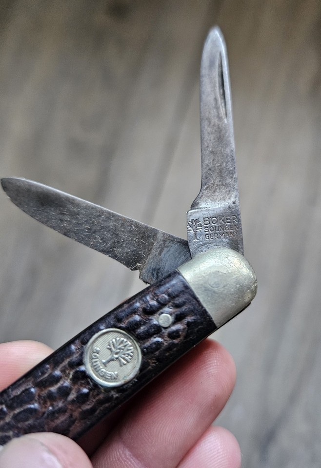 Vintage SOLINGEN Boker Blade Pocket Knife Made In Germany | eBay