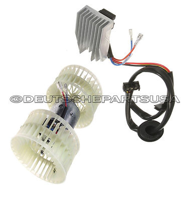 MERCEDES W124 HEATER A/C FAN BLOWER MOTOR & BLOWER REGULATOR RESISTOR ...