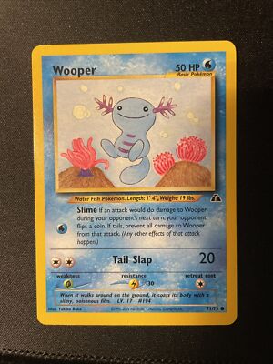 NM Pokemon WOOPER Card NEO DISCOVERY Set 71/75 - .99 Combined Shipping ...