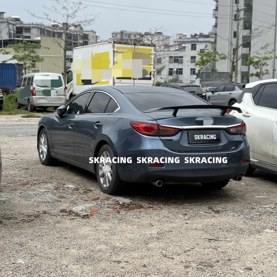 For Mazda 6 Atenza Sedan 2014-2019 Carbon Fiber Rear Spoiler Trunk Wing ...
