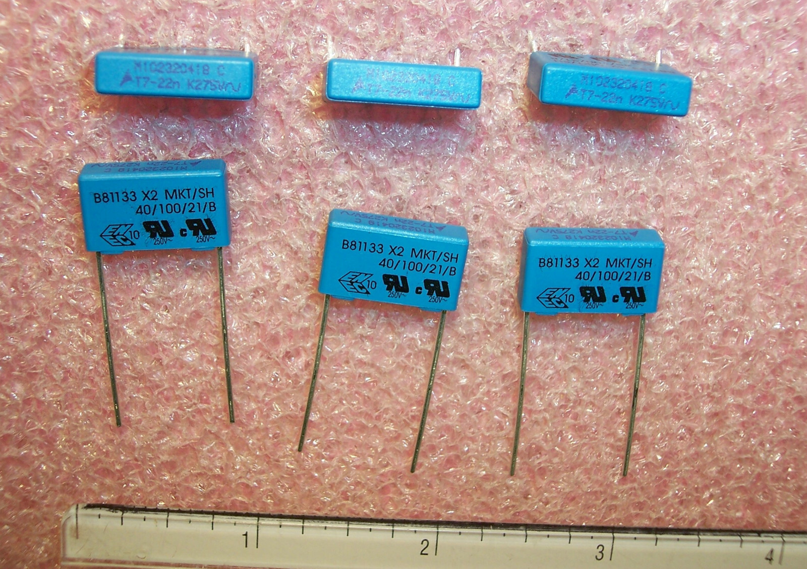 QTY(100) .022uf 275Vac 10% X2 RFI SUPPRESSION FILM CAPACITORS ...