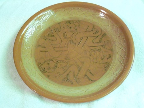 Kilroot Pottery / 9" Footed Pottery Dish from Northern Ireland ...