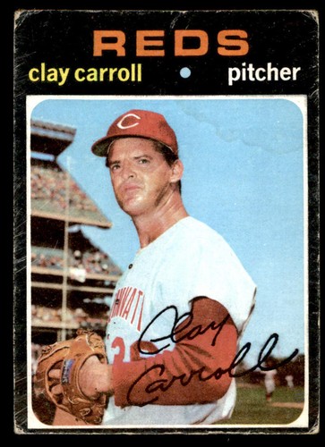 1971 Topps #394 Clay Carroll VG | eBay