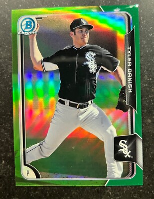 2015 Bowman Chrome Prospects Green Refractor Tyler Danish #222 14/99 | eBay