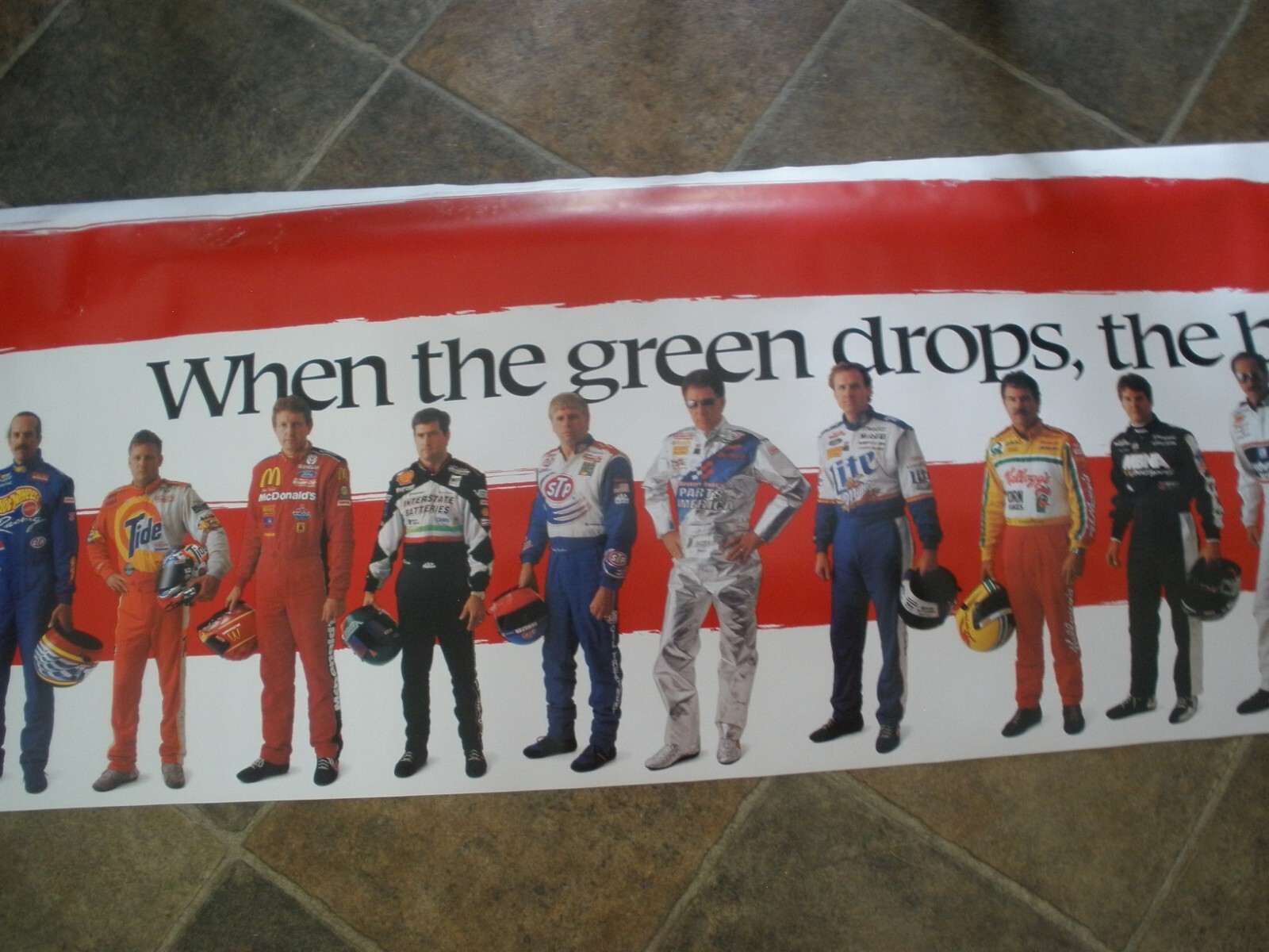 1997 WINSTON CUP NO BULL POSTER Charlotte Speedway NASCAR 16”x72 ...