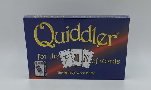 Quiddler Card Game, For The Fun Of Words, The Short Word Game, Sealed ...