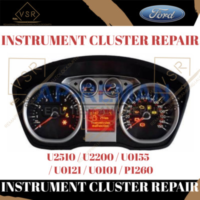 FORD INSTRUMENT CLUSTER SPEEDO REPAIR SERVICE IMMOBALISER B-MAX MONDEO ...