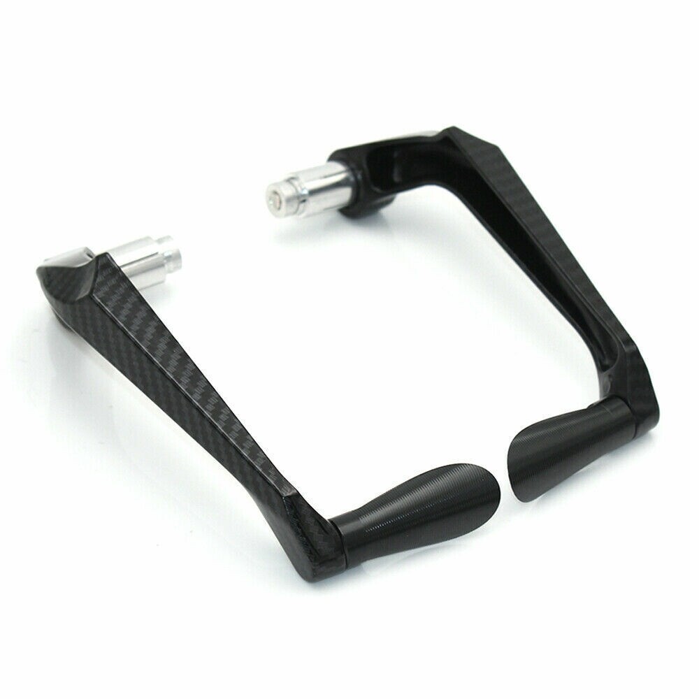 2 Carbon Fiber Motorcycle 7/8" 22mm Handlebar Brake Clutch Lever ...