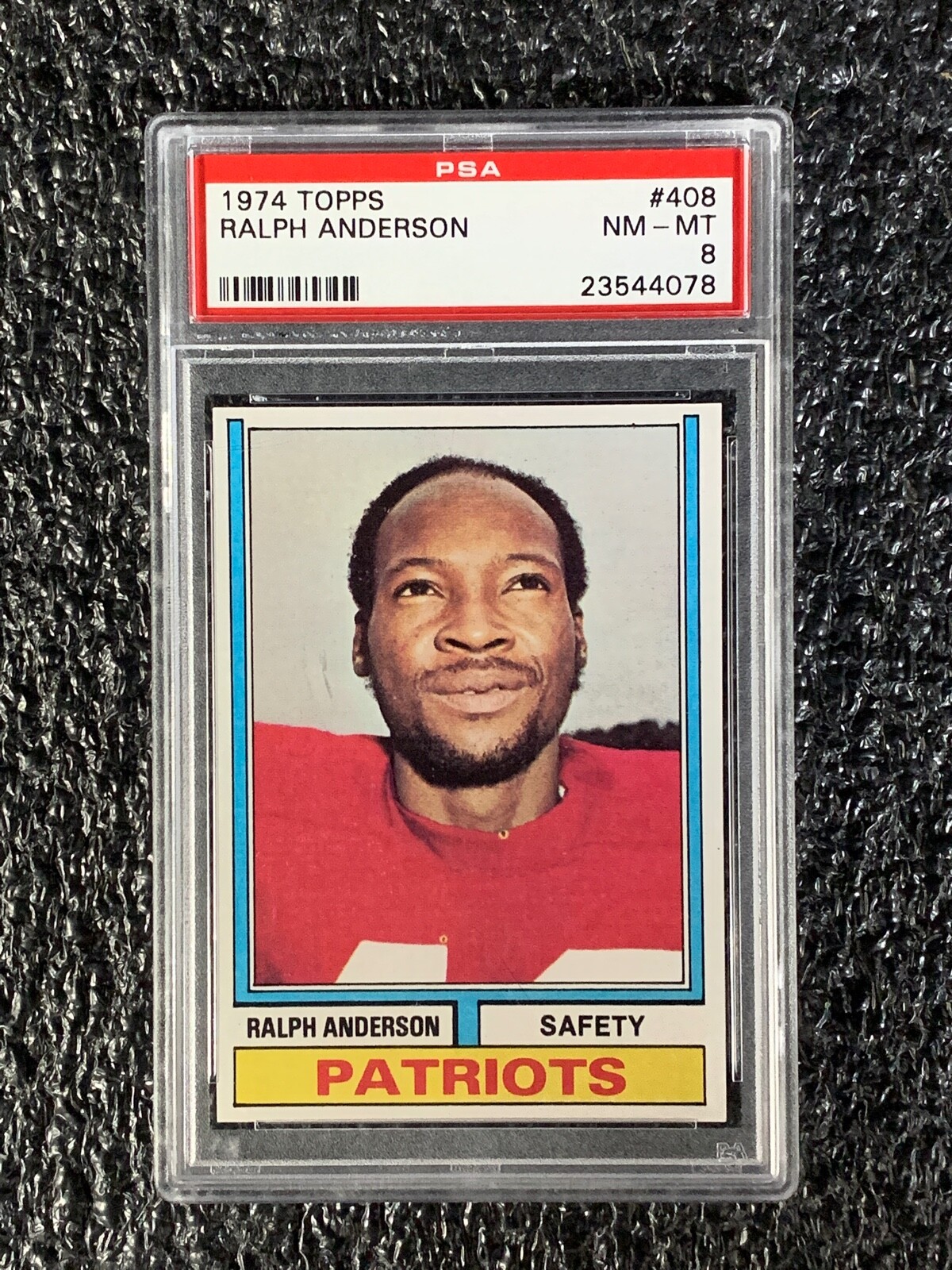 1974 Topps Football #408 Ralph Anderson PSA 8 | eBay