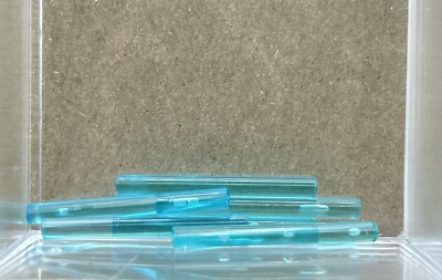 Lego Parts Lot (10) ~ Trans-Light Blue Bar 4L Lightsaber Blade / Wand ...