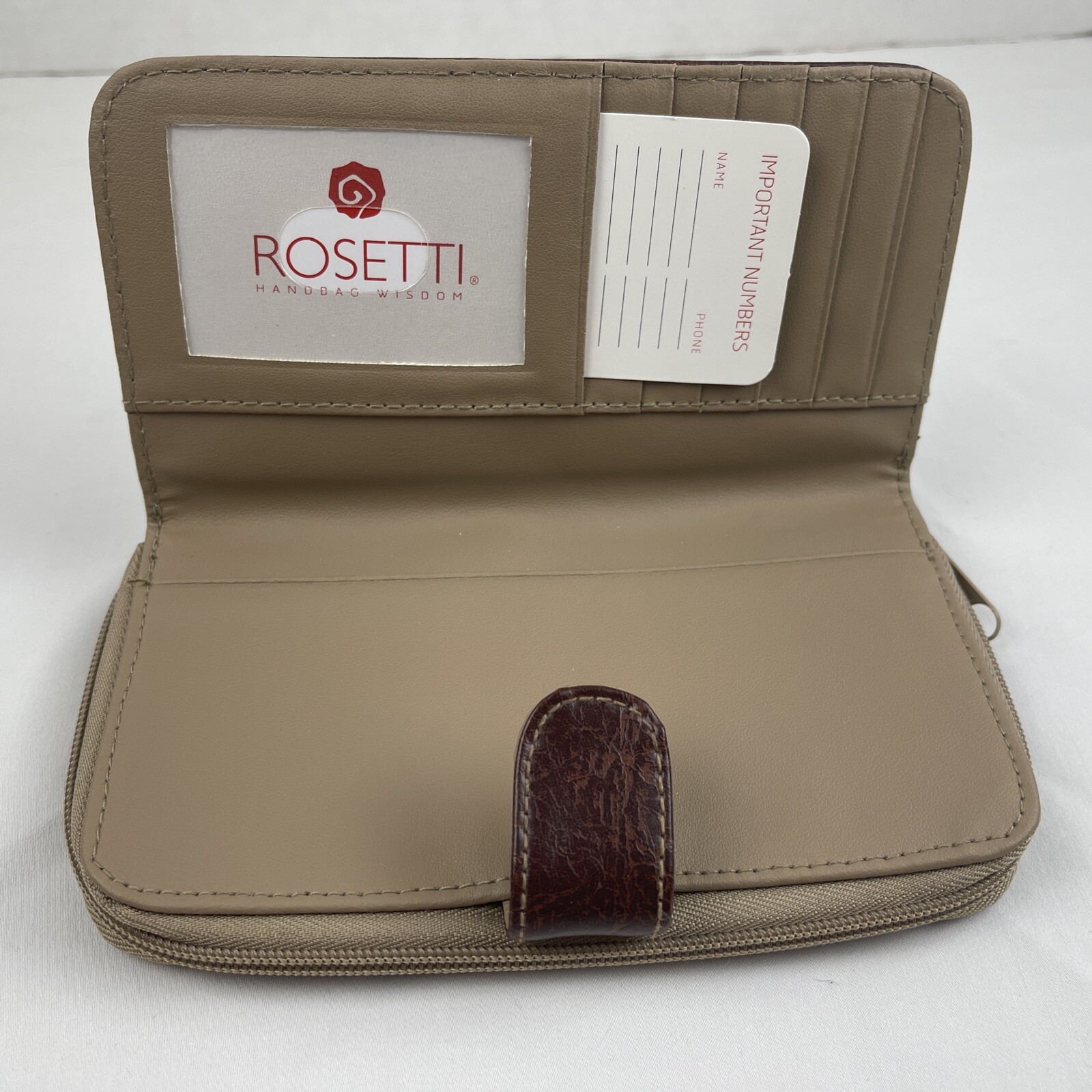 Rosetti Wallet Long Zipper Card Holder Purse Organizer | eBay