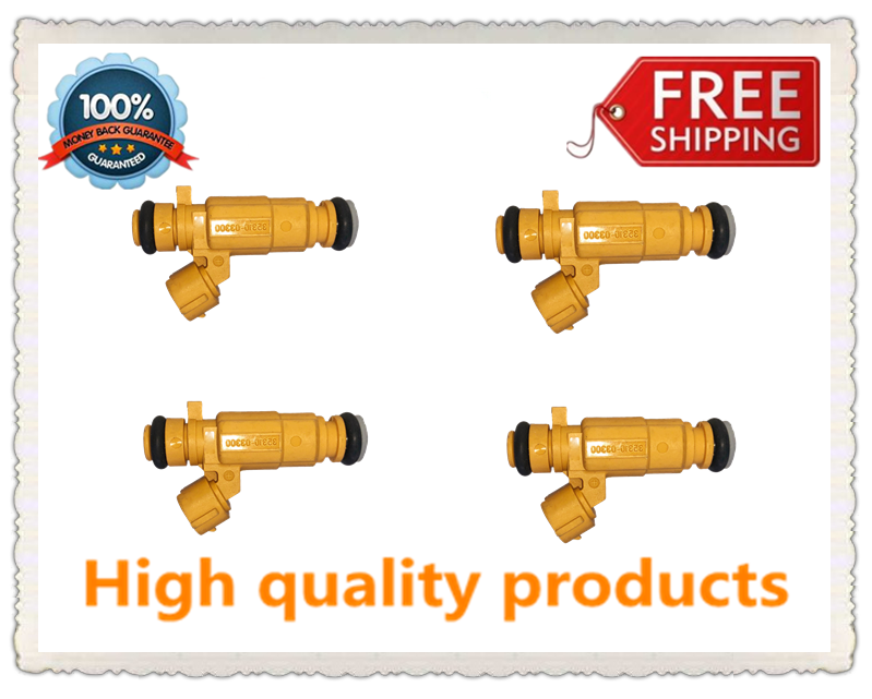 4pcs OEM 35310-03300 For Hyundai accents Kia Rio 1.4L Fuel injector ...
