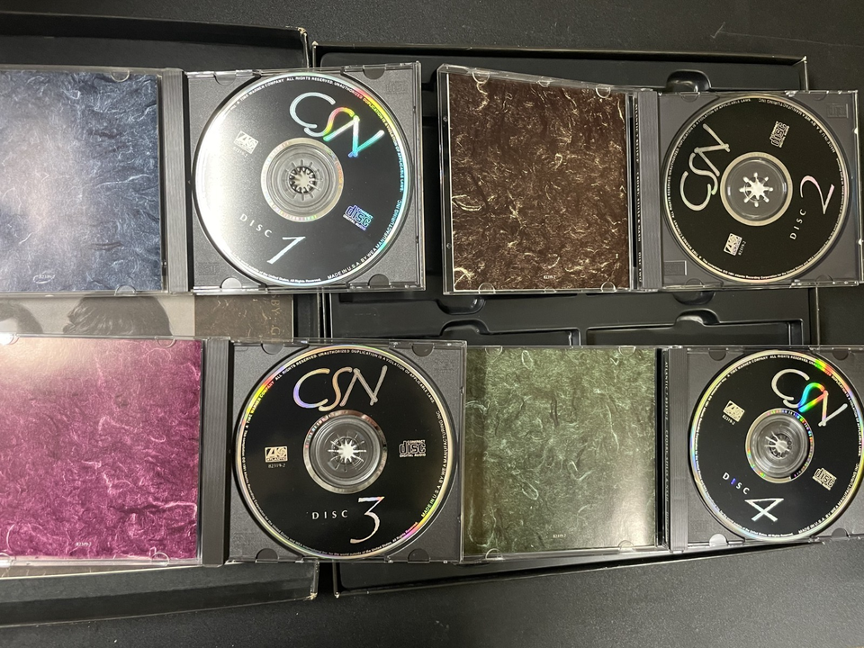 CROSBY STILLS NASH YOUNG CSNY CSN 4 CD Box Set w Booklet 1991 MINT | eBay