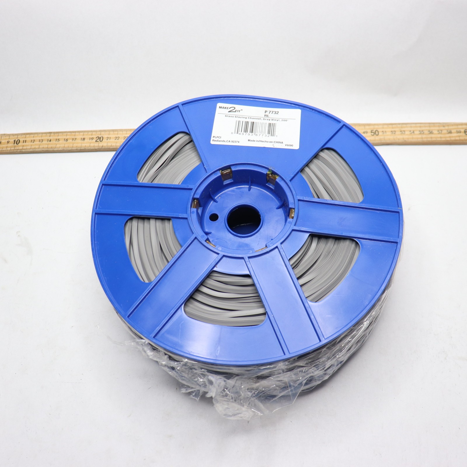 (1-Pk) PLPCI Glass Glazing Channel Gray Vinyl 0.23" x 200 ft. P 7732 | eBay