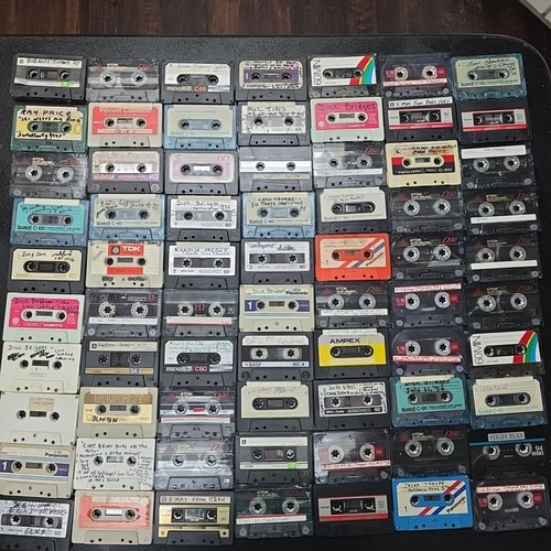 HUGE Lot of 70 Vintage Used Cassette Tapes Pre-Recorded Sold As Blanks ...