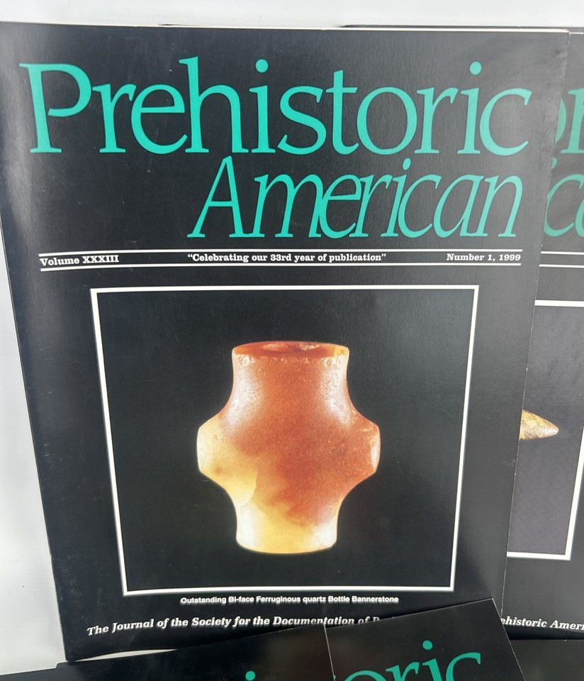 PREHISTORIC AMERICAN Magazine 8 Issues 2 Years Complete Sets Artifacts ...